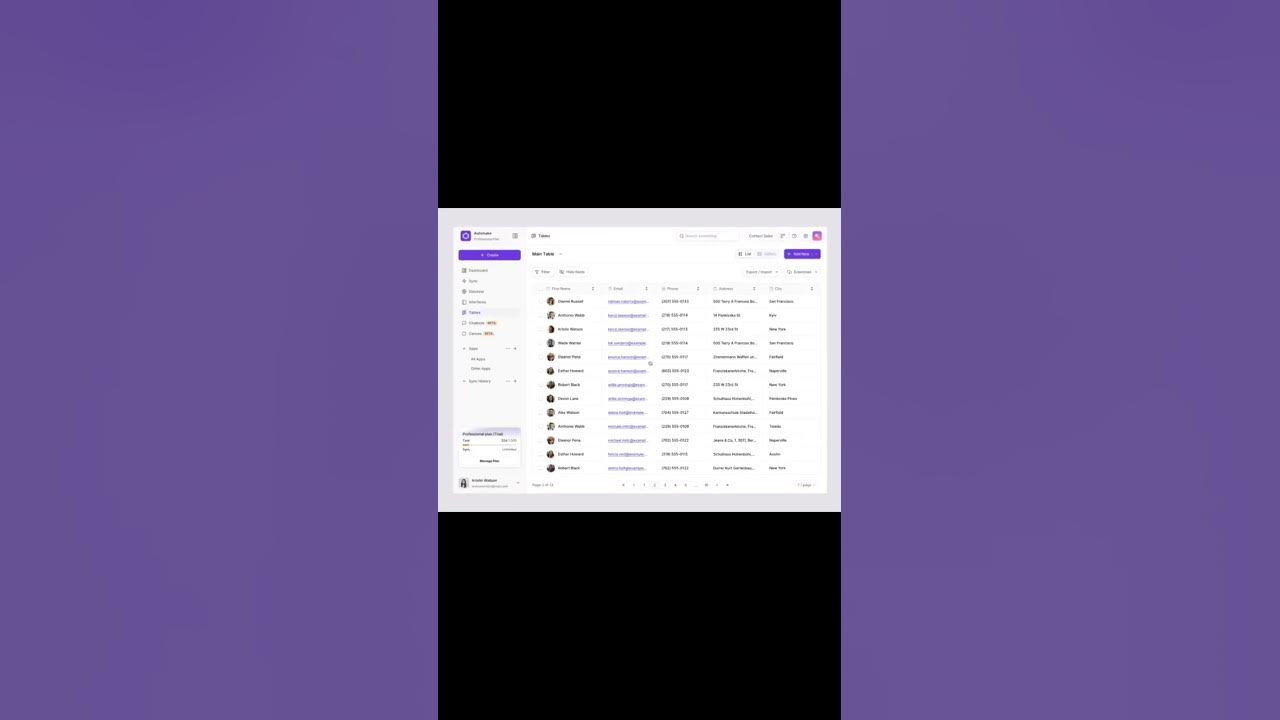 Automake - Table Data - YouTube