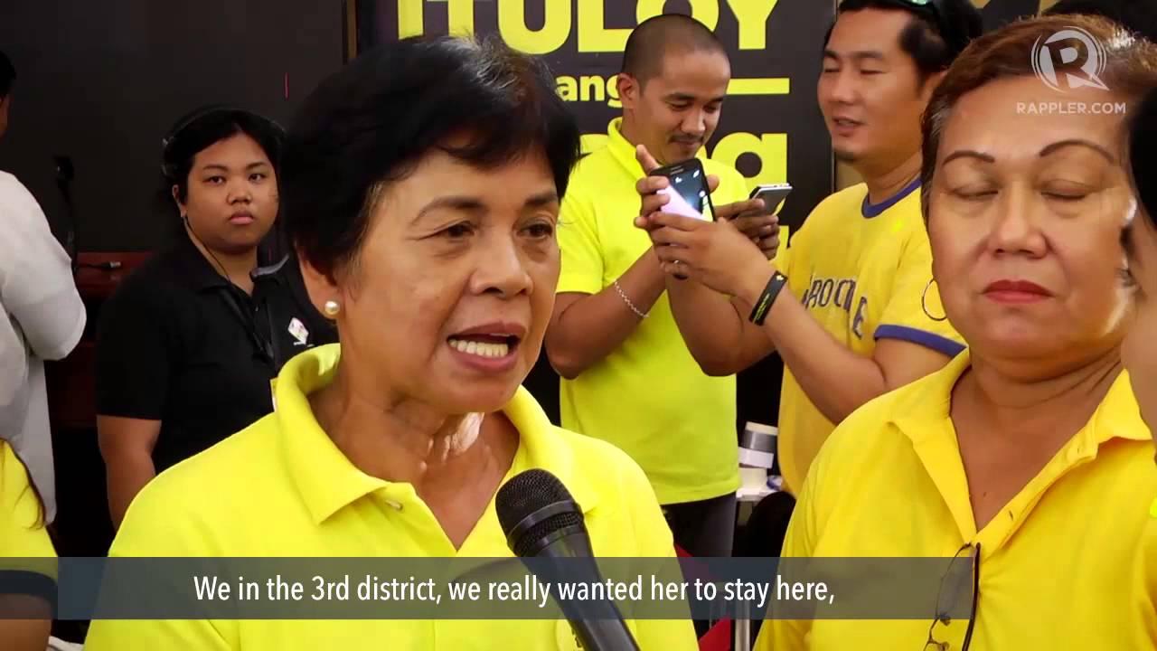 Bicol women back LP vice presidential bet Leni Robredo - YouTube