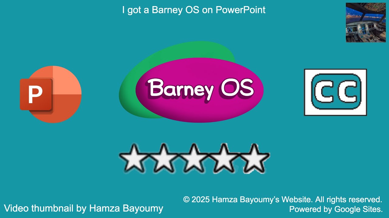 I got a Barney OS on PowerPoint - YouTube