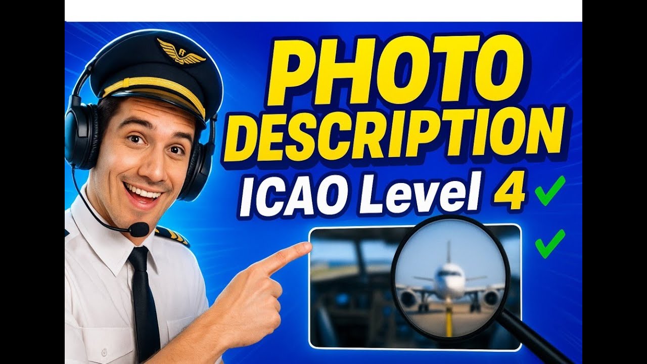 ICAO Level 4 Photo Description Practice (Easy & Effective Training ...