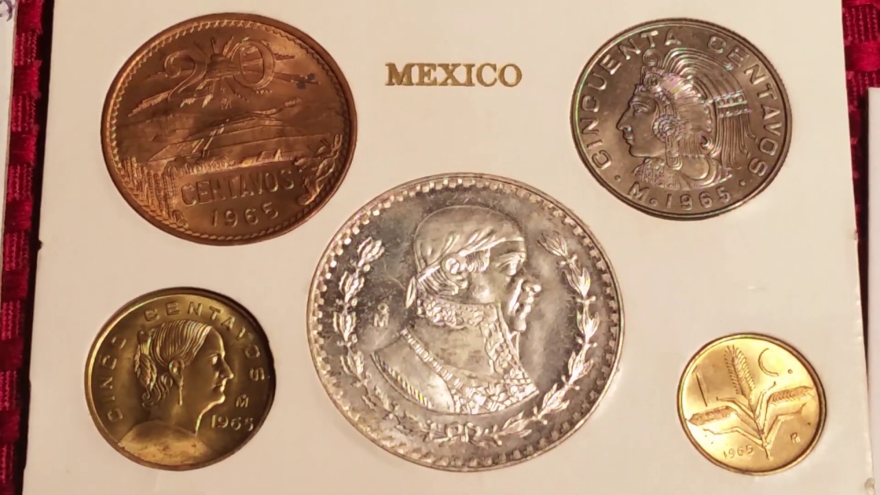 Mexican coin collection - YouTube