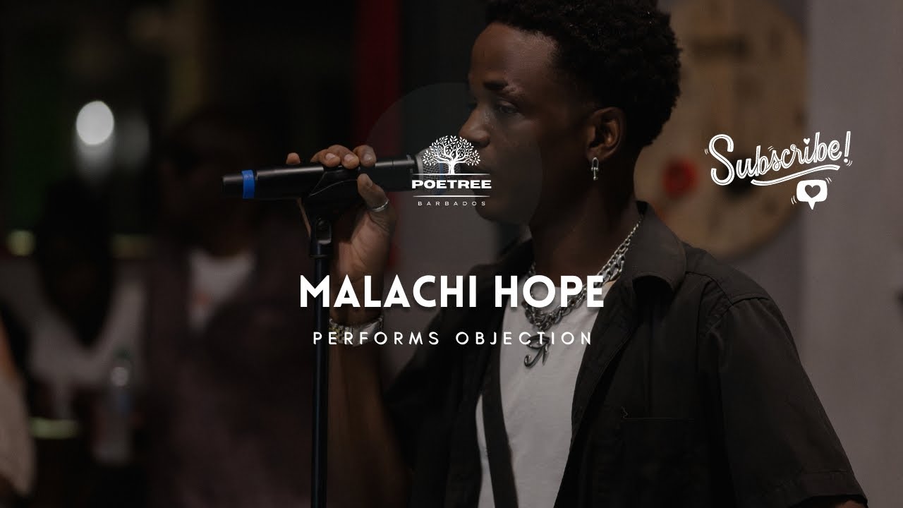 Malachi Hope - Objection (Live at PoeTree Barbados Pop Up Event) - YouTube