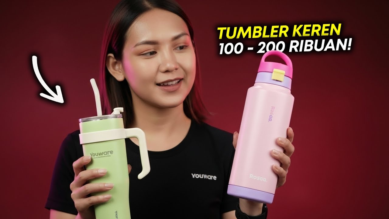 7 Rekomendasi Tumbler Stainless Panas Dingin Murah Terbaik - YouTube