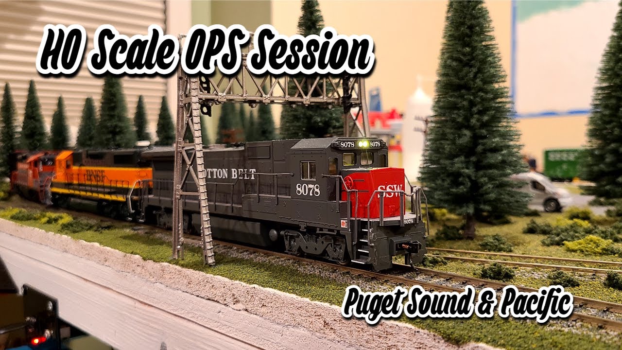 HO Scale Puget Sound & Pacific OPS Session! - YouTube