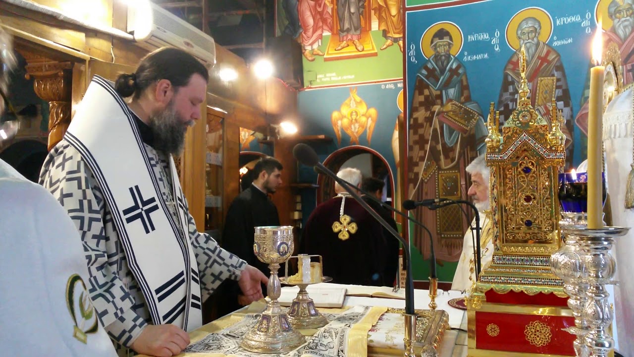 Η Δ'Κυριακή τών Νηστειων στήν Αγία Μαρίνα,χοροστατουντος τού Σεβ ...