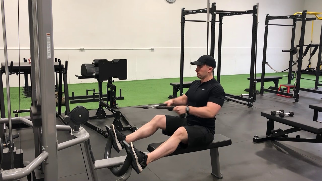 Rope Cable Row - YouTube