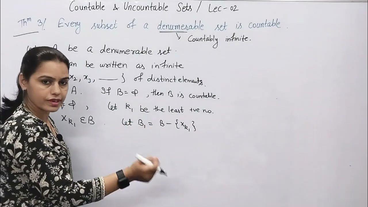Countable & Uncountable Sets | Lec - 02 | Important Theorems | New Era Maths Classes - YouTube
