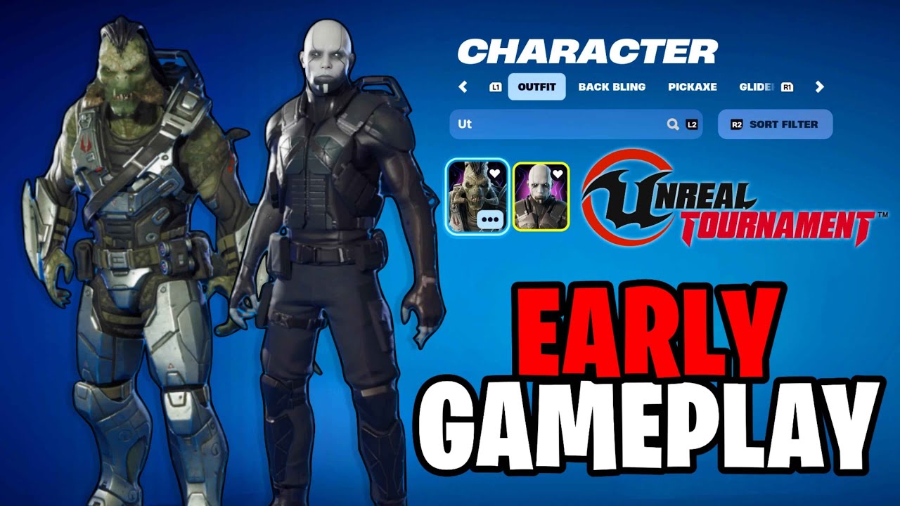 NEW 'Unreal Tournament' Fortnite Skins GAMEPLAY - They're Actually ...