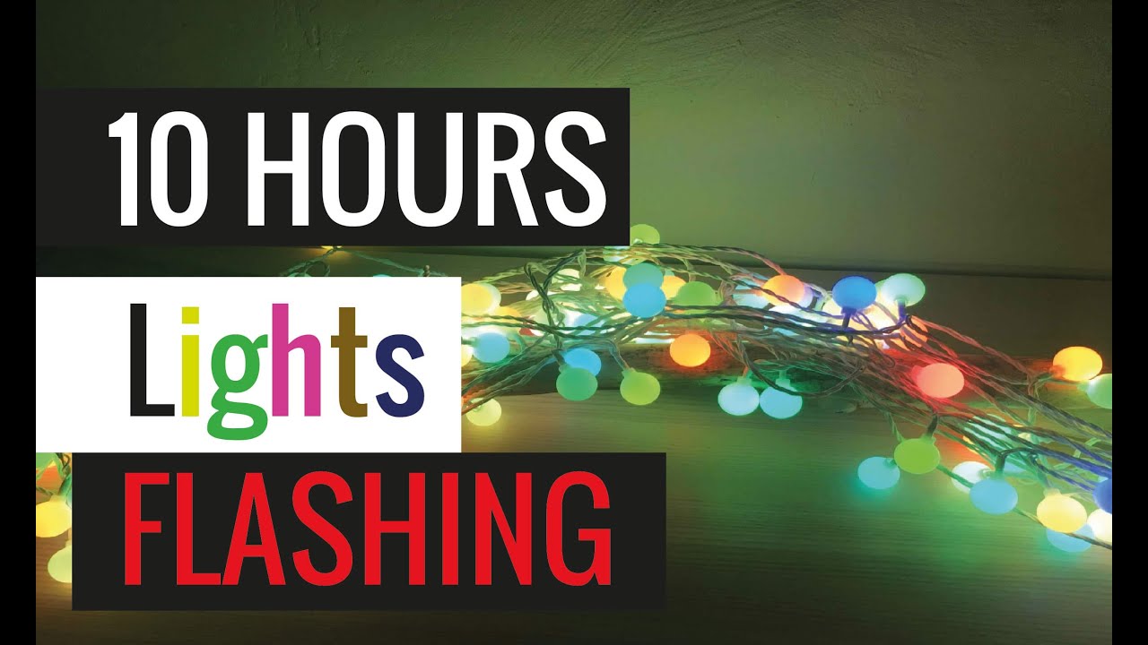 10 Hours Lights Rgb FLASHING light watch Green Red Blue lights - YouTube