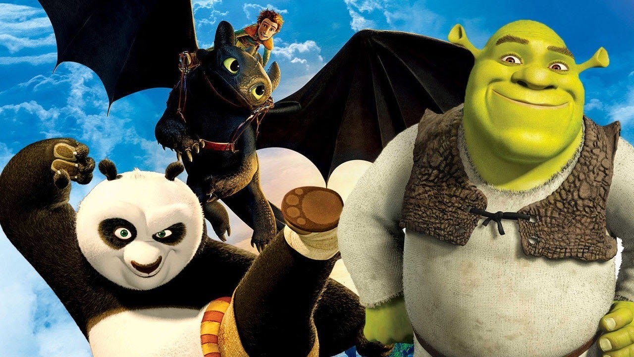Top 10 Dreamworks Scenes - YouTube