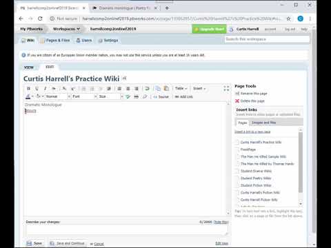 How to create headers in the wiki - YouTube