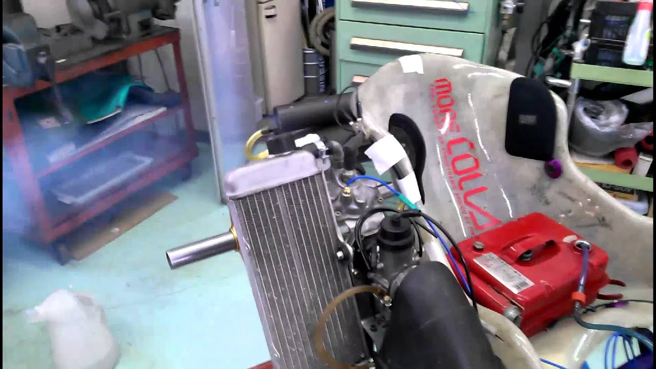 ROTAX MAX FR125 始動テスト - YouTube