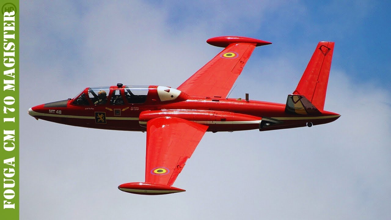 Fouga CM 170 Magister - aircraft - HD - YouTube