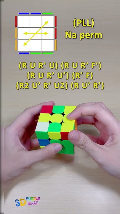 ASMR 4K | Na perm - PLL Algorithms | Finger Tricks | CFOP | Rubik's Cube | 3D Puzzle World # ...