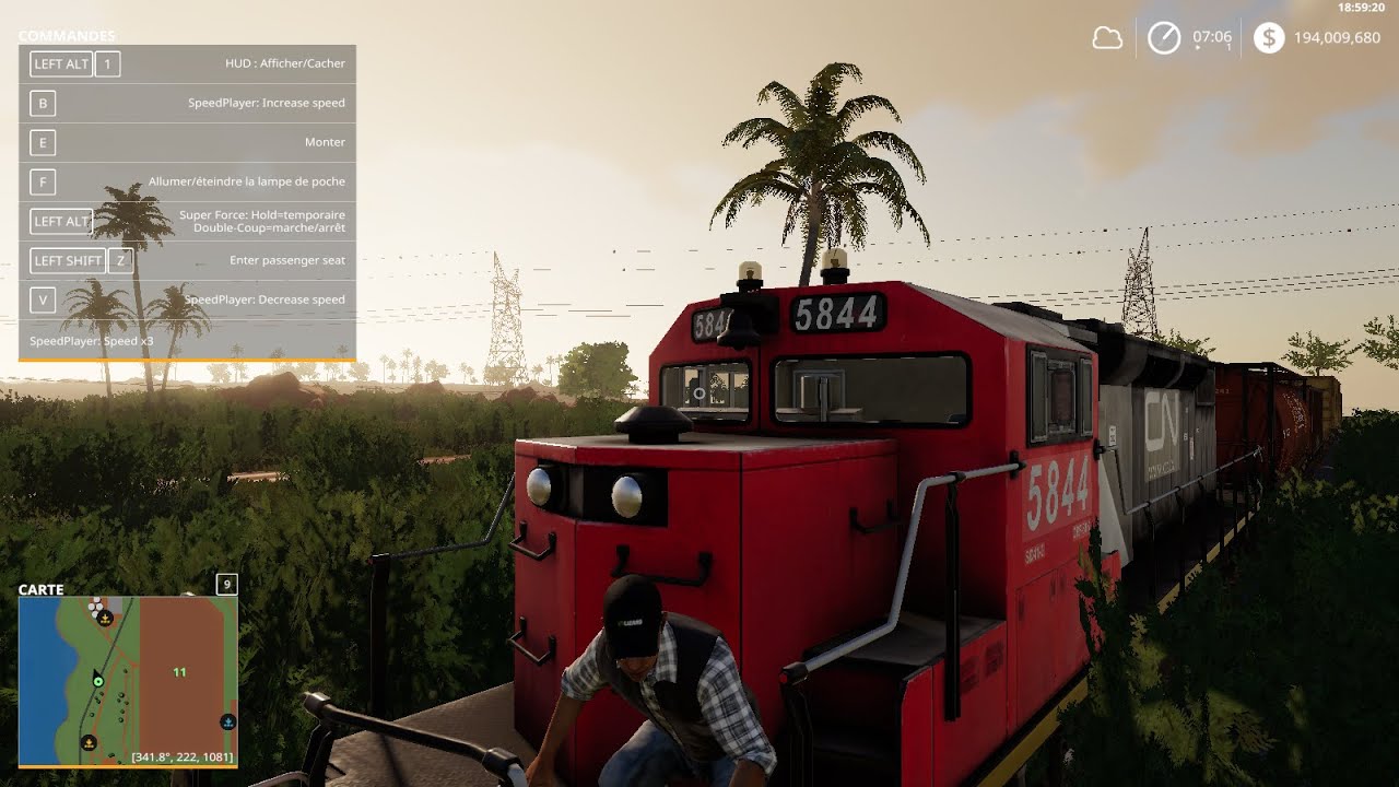 Farming Simulator 19 Train Ride - YouTube