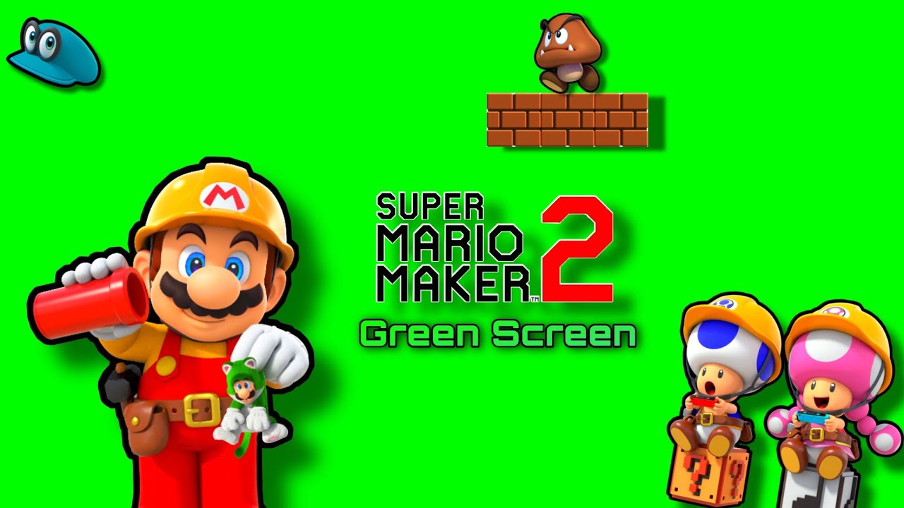 Super Mario Maker 2: GREEN SCREEN EFFECTS! - YouTube