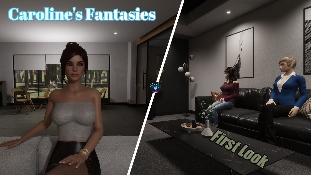 [More Than VN Game] Caroline's Fantasies | First Look - YouTube