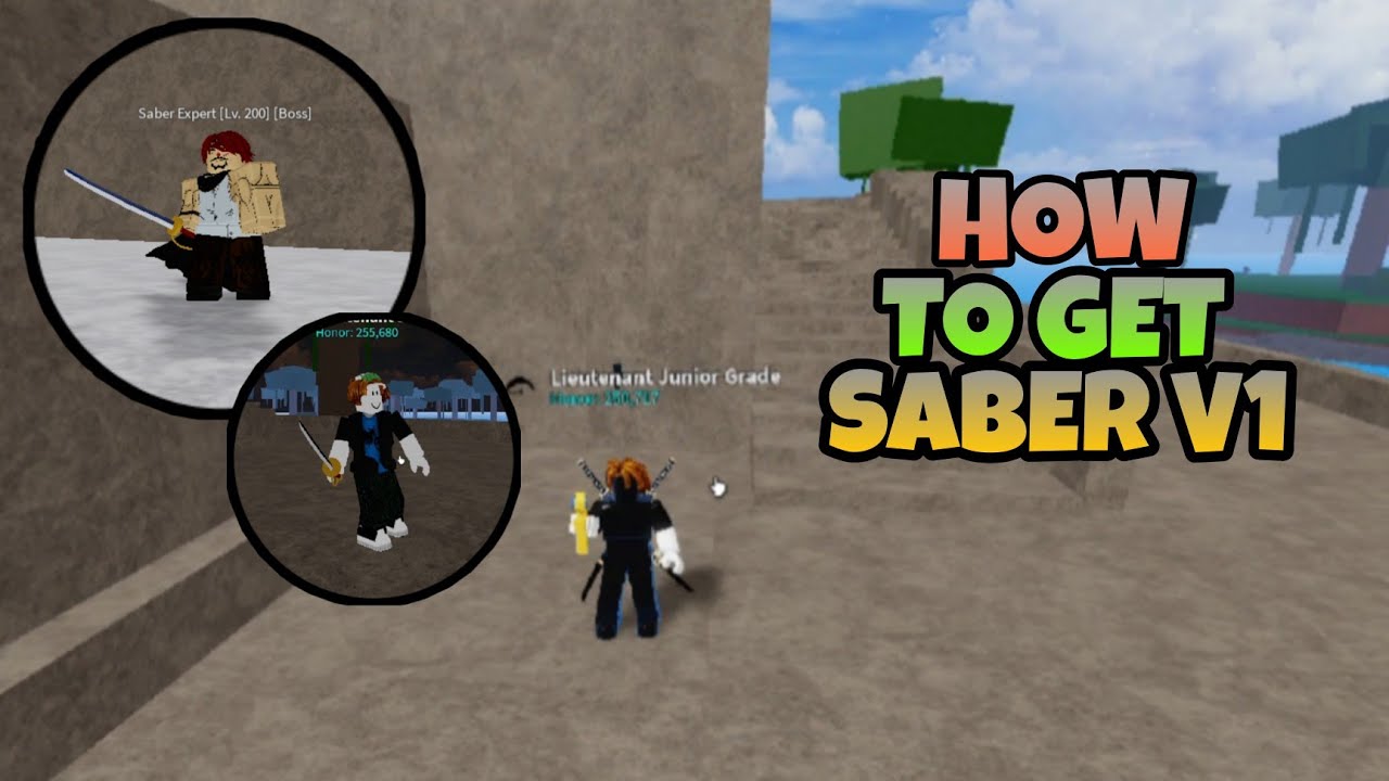 How To Get Saber V1 in BloxFruit - YouTube
