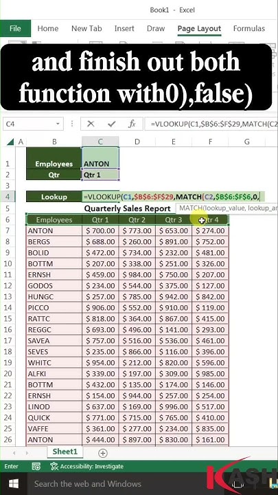How to Learn Dynamic Vlookup in Excel - YouTube
