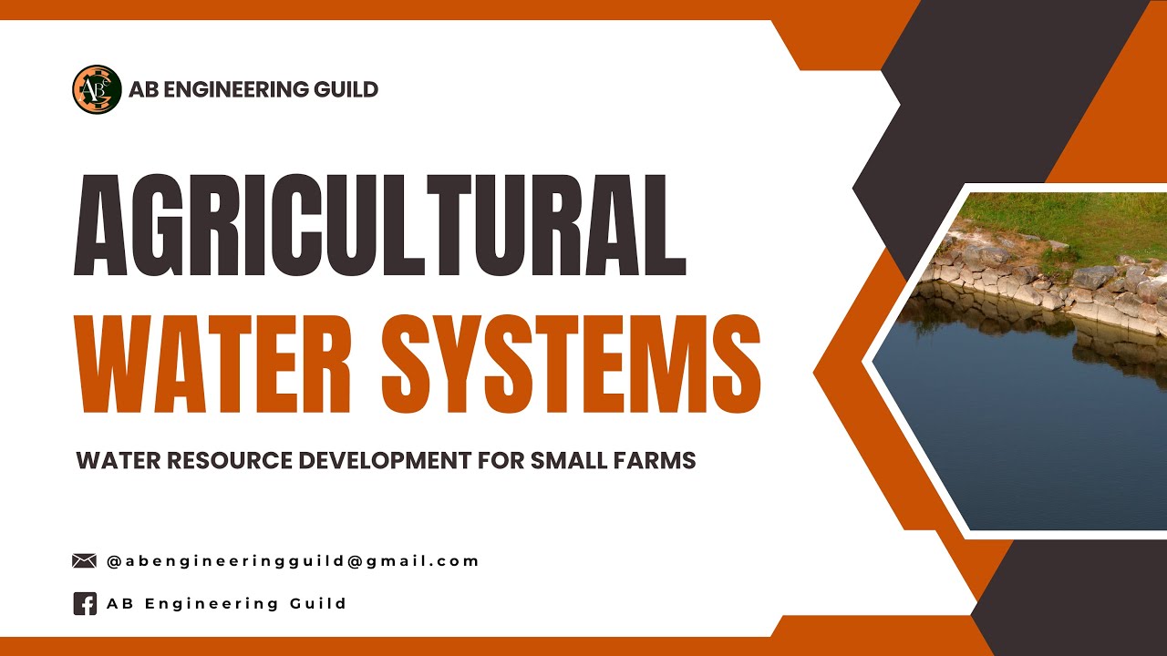 AGRICULTURAL WATER SYSTEMS - YouTube