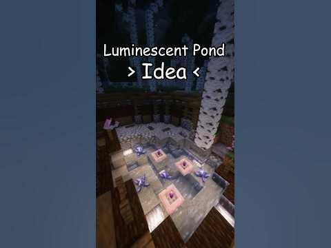 How to make a Luminescent Pond in Minecraft Tutorial! #minecraft - YouTube