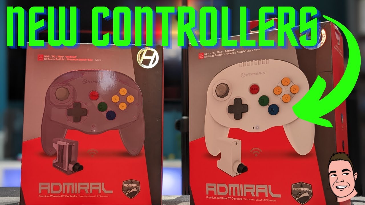 Hyperkin Admiral Nintendo 64 Controllers - Unboxing and Overview - YouTube