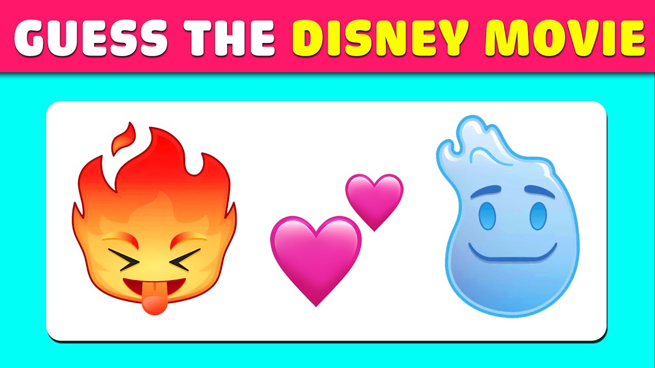 Guess the Disney Movie By Emoji | Disney Emoji Quiz - YouTube