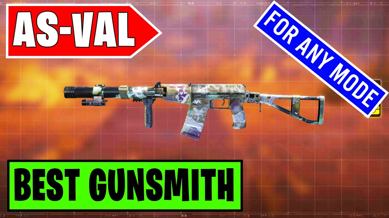 AS VAL BEST GUNSMITH ATTACHMENTS LOADOUT | COD Mobile Battle Royale ...