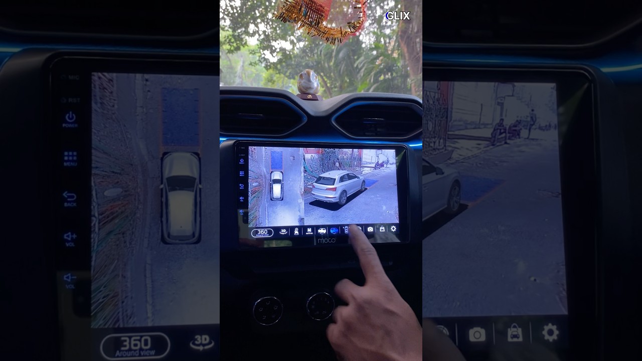 #magnite #android 360 camera & all chrome & #steering cover & #ambience ...