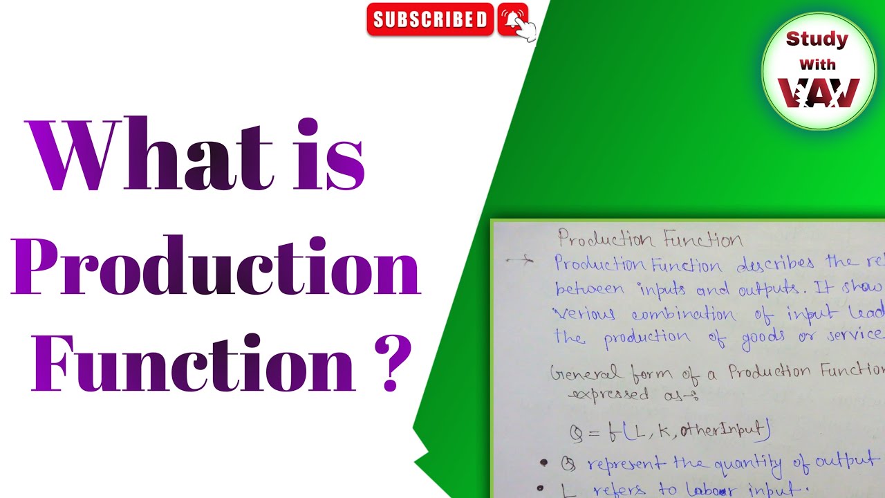 What Is Production Function Production Analysis In Business Economics What Is Production Function Production Analysis In Business Economics