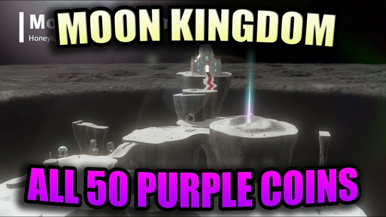 Super Mario Odyssey: Moon Kingdom - All 50 Purple Coins Locations Guide ...