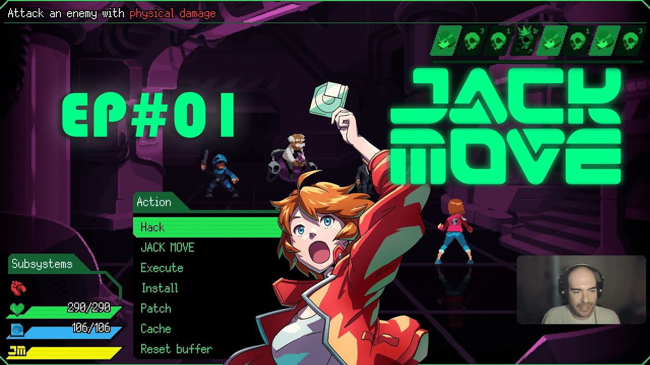 Jack Move! Let's Play! - EP#01 - CYBERPUNK JRPG! - YouTube