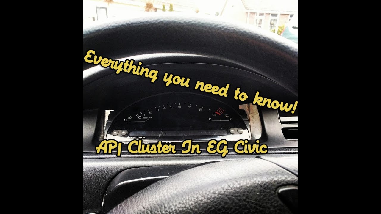 AP1 Cluster Swap Civic EG | TheDailyEG - YouTube