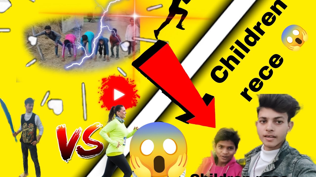 children race ll nitinrox running race ll new video Mini vlog my ...