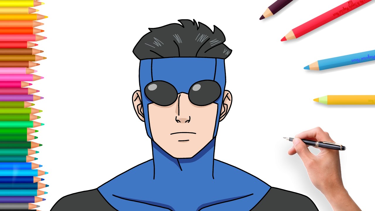 How to draw Invincible step by step | easy comic tutorial - YouTube