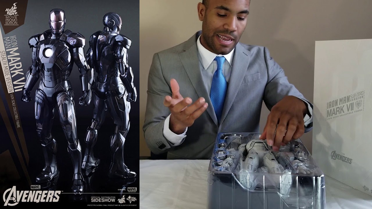 Hot Toys Iron Man Mk7 Sub-Zero Unboxing - YouTube