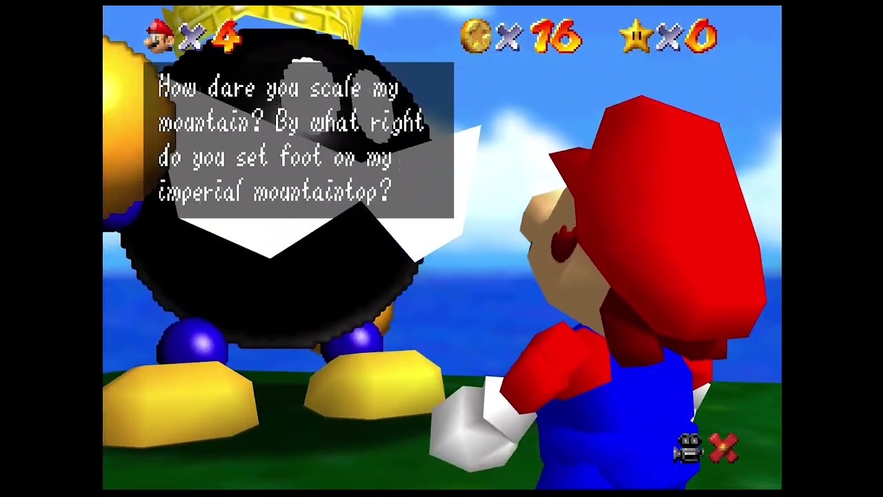 Let's Play - Super Mario 64 (Walkthrough) Part 1 - Bob-omb Battlefield ...