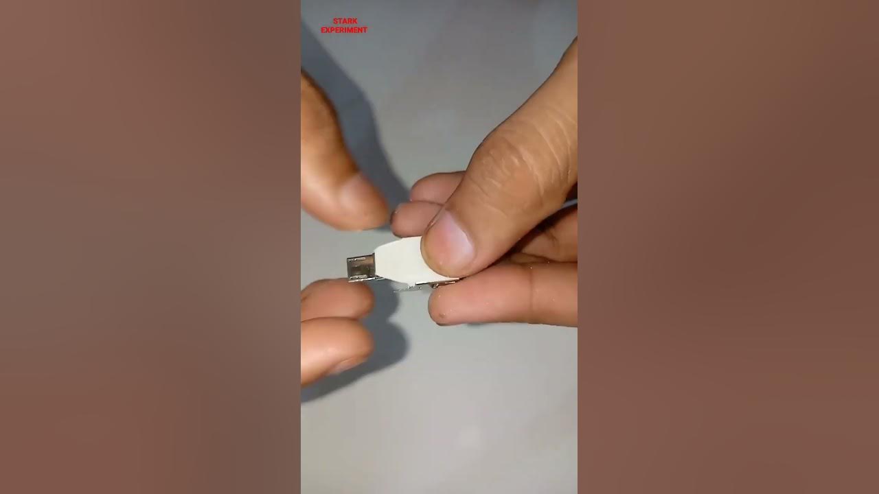 How to make simple OTG cable || how to make a OTG device || Stark ...