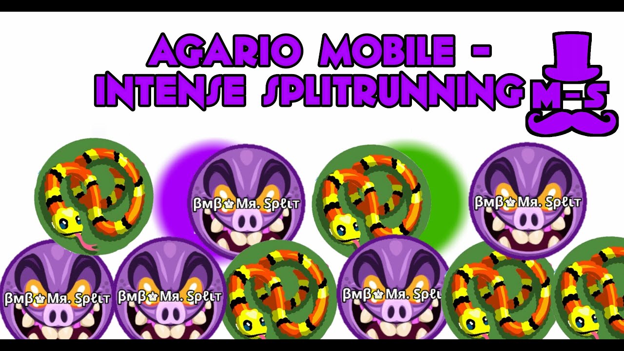 Agario Mobile - Intense Splitrunning!! - YouTube