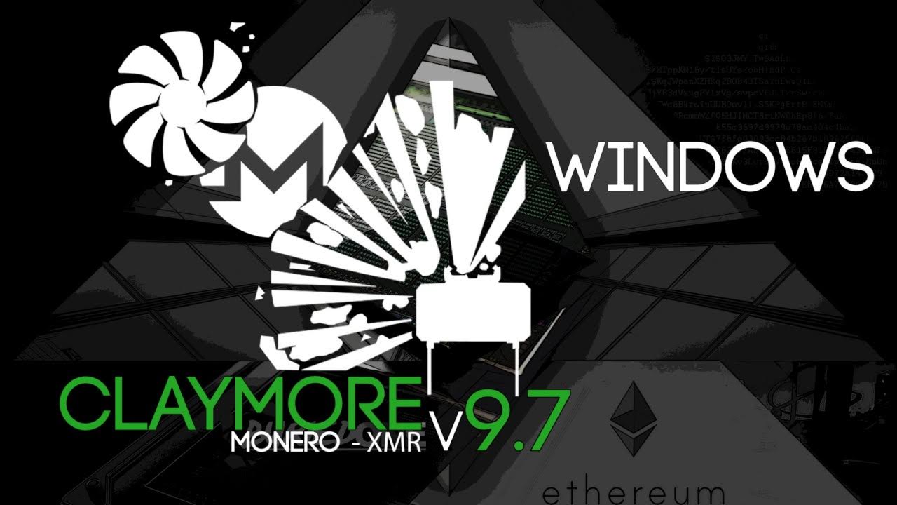 Claymore's CryptoNight GPU Monero (XMR) Miner v9.7 - YouTube