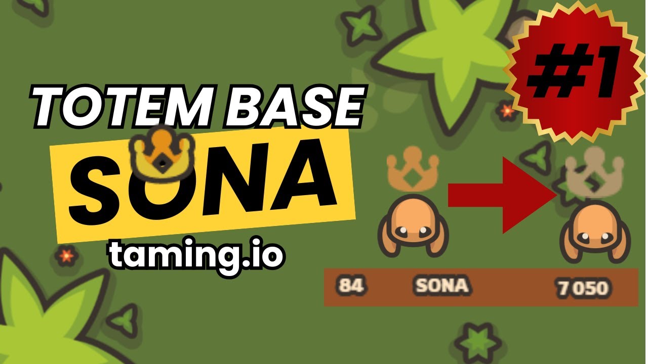 Taming.io - SONA clan totem base #1 - YouTube