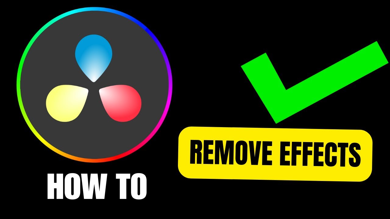 How To Remove Effects In Davinci Resolve WORKS NOW 2024 YouTube How To Remove Effects In Davinci Resolve WORKS NOW 2024 YouTube
