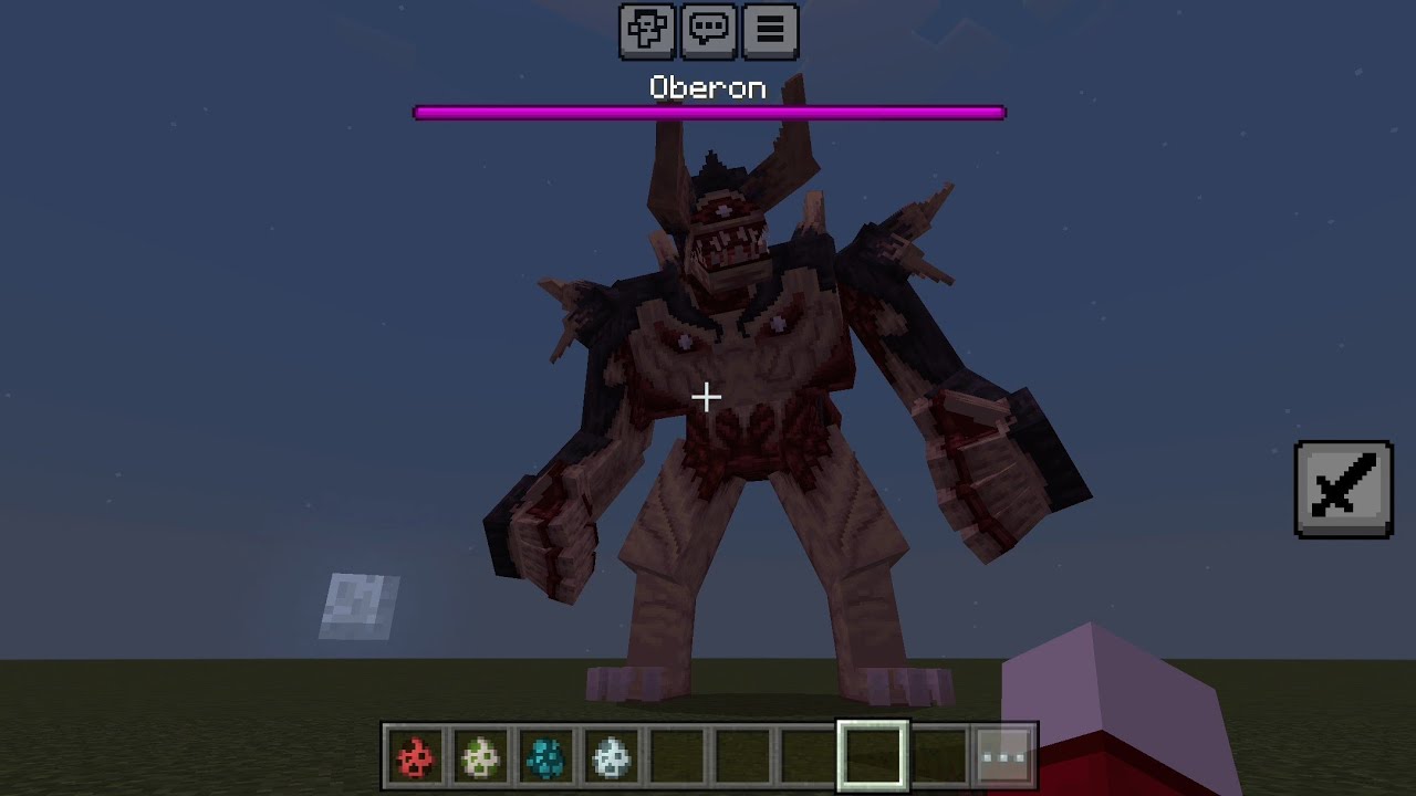 Oberon Boss ADDON in Minecraft Bedrock Edition MCPE - YouTube