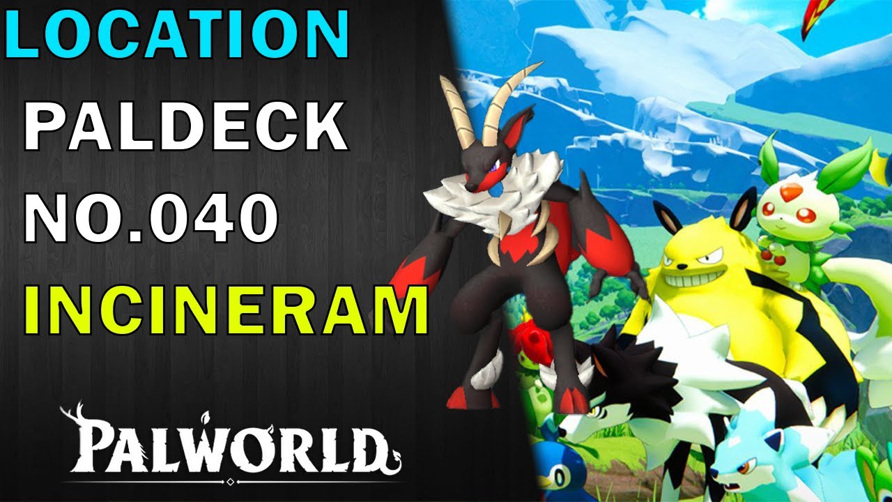 How to get Incineram paldeck no.040 - YouTube