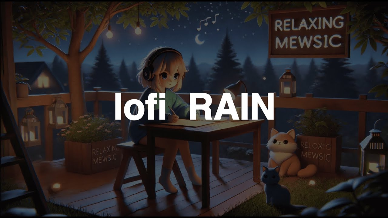 Lofi Rain & Sleepy Kittens: Chillhop Beats for Deep Relaxation🌧️🐱 Lo-Fi ...