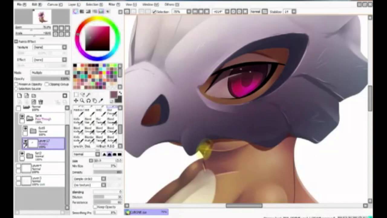 Cubone unmasked speed paint - YouTube