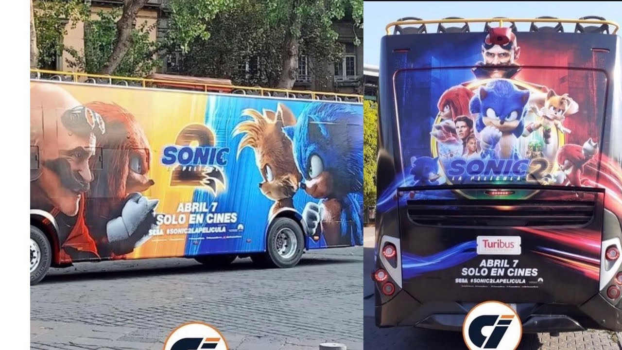 Sonic Movie 2 Bus in Mexico City, Mexico - YouTube