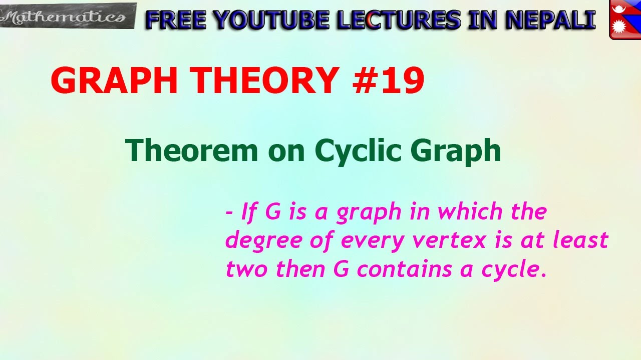 19. If G is a Graph with degree of every vertex 2 then G contains a ...