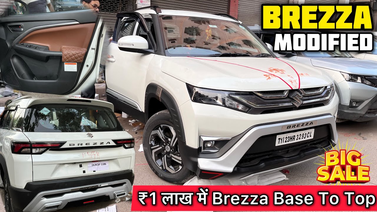 2025 Brezza LXI Base To Top Model Modification With Price Brezza LXI ...