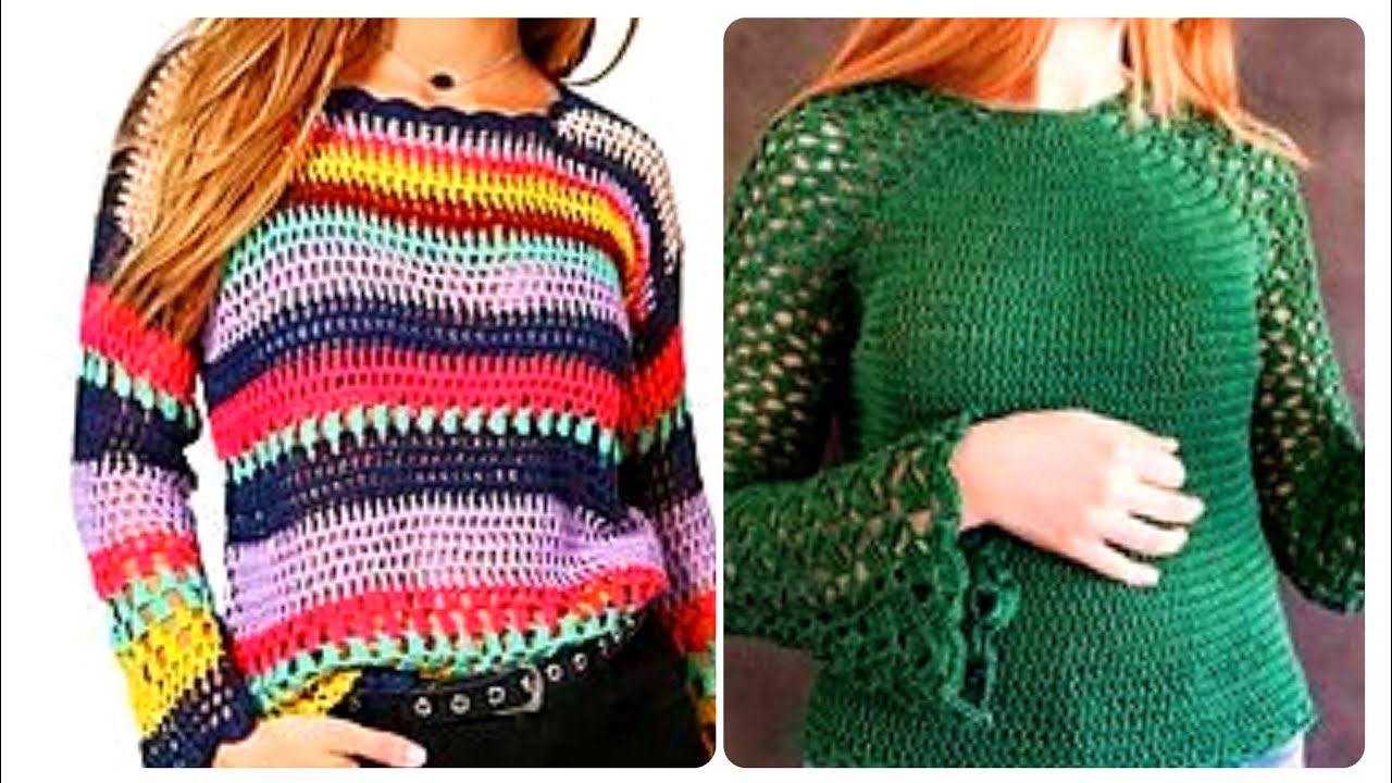 Crochet Ruffled Lace Top Tutorial | Chenda DIY - YouTube